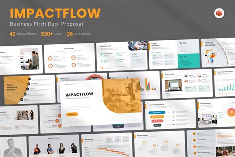 Предложение колоды бизнес презентаций Powerpoint Шаблоны презентаций Включая бизнес и проект