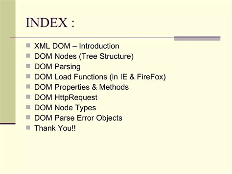 understanding xml dom ppt web design and html internet
