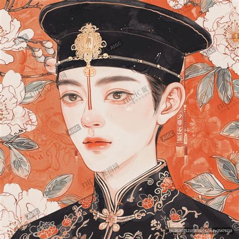 Ai创作图民国风美妆插画 侍卫头像插画 宫廷系列人物插画 清朝人物型男文创插画 清朝美人插画 清宫美人插画 小娘惹插画 手绘国潮皇上 贵妃插画 清宫美女插画 手绘国潮贵妃插画 清朝格格插画
