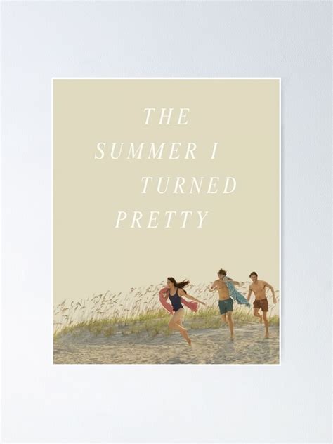The Summer I Turned Pretty Poster Poster For Sale By Alfredsrijal
