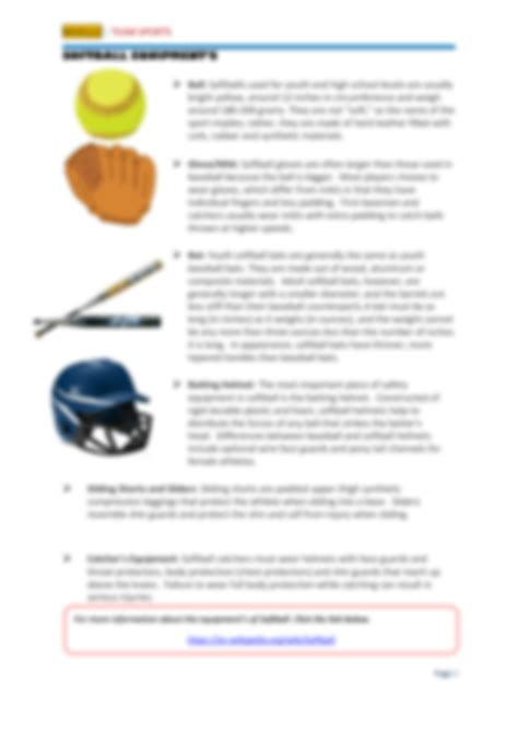 Solution Chapter 11 Facilities And Equipments Of Baseball And Softball