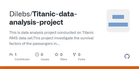 Github Dilebstitanic Data Analysis Project This Is Data Analysis