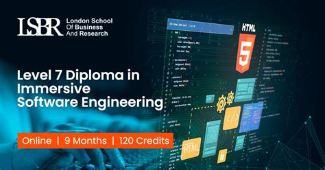 level 7 diploma in immersive software engineering online lsbr