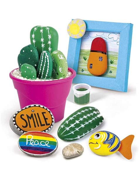 Box Delle Sorprese Rock Art Creations Sassi Da Colorare Futurar