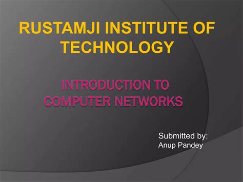 Computer Network Models And Topologies Pptx