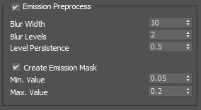 Rendering Parameters