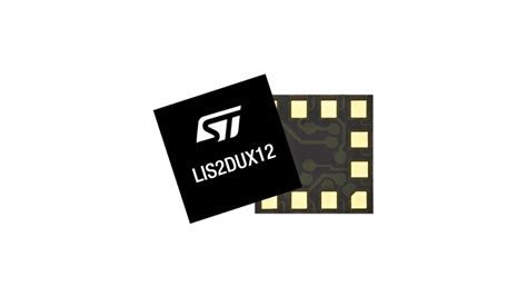 lis2dux12tr stmicroelectronics 3 axis surface mount accelerometer
