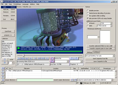 processing ts captures with free tools page 3 3 demuxing afterdawn