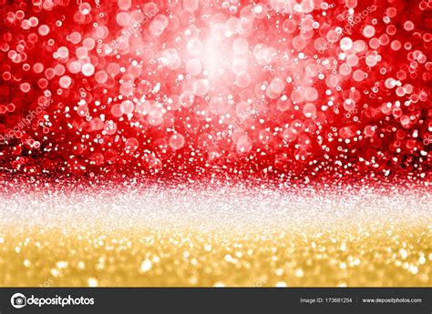 Red And Gold Sparkle Background