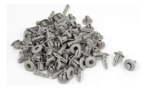 100 Remaches De Plástico Gris Para Camión Agujero De 6mm Mercadolibre