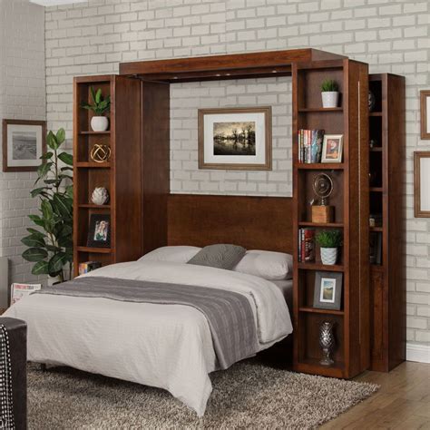 Library Wall Bed Wallbed N More Silicon Valley Murphy Beds For Sale