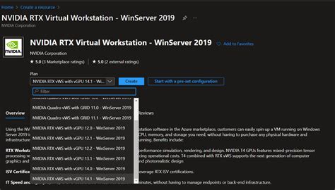 Azure RTX Workstation Omniverse NVIDIA RTX Virtual Workstation VWS On CSP Market NVIDIA