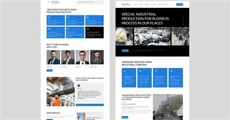 Industrial And Factory Ui Design Template Ux And Ui Kits Ft Corporate And Business Envato