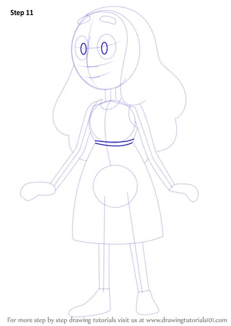 Learn How To Draw Connie Maheswaran From Steven Universe Steven Universe Step By Step