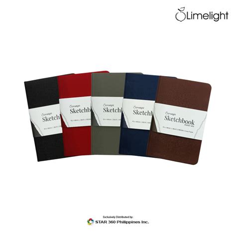Limelight Pocketsize Hardbound Sketchbook Metallic Shopee Philippines