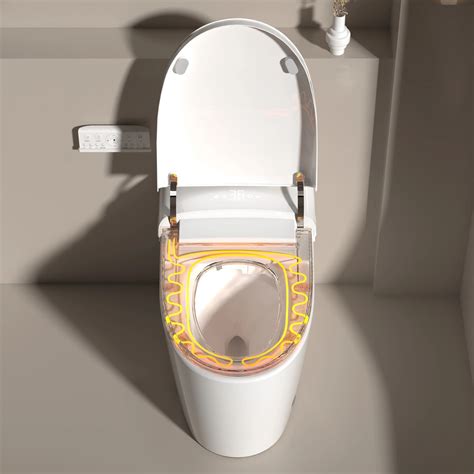 Uzumaki High Tech Japanese Style Smart Toilet And Bidet Bubbles Showers