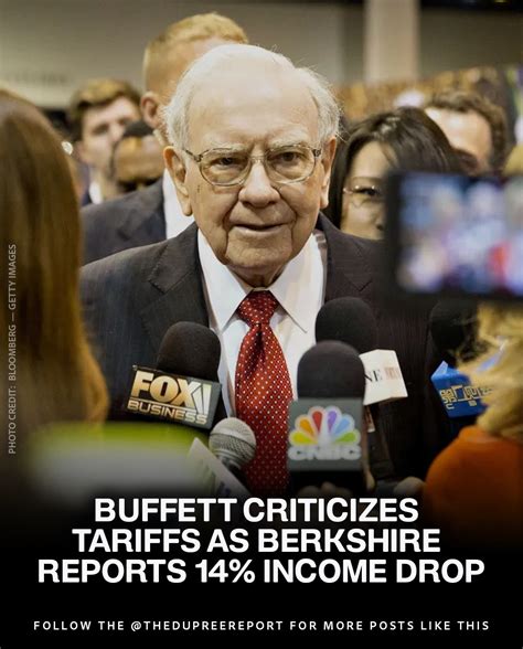 Wayne Warren Buffett Criticized Tariffs At Berkshire Hathaways Annual Meeting Stating