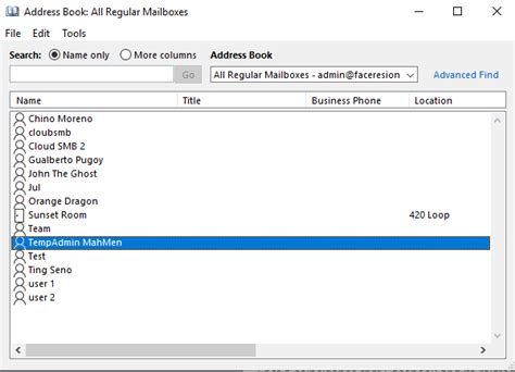 Creating A Custom Address List Under GAL Solutionaut
