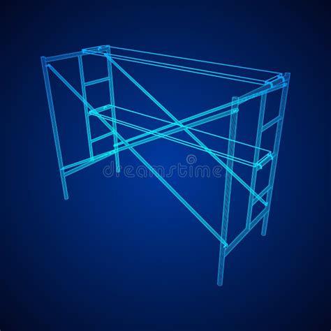 Scaffolding Construction Vector Stock Vector Illustration Of Scaffolding Construction Vector Stock Vector Illustration Of