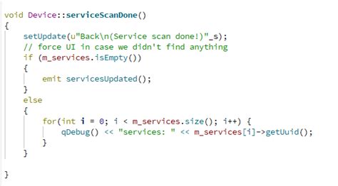 How To Refresh Services And Characteristics Values After Reconnecting When Using Qtbluetooth