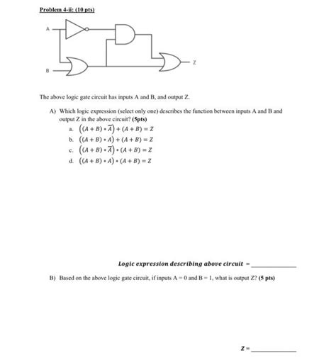 Solved Problem 4 I 10 Pts The Above Circuit Is Composed
