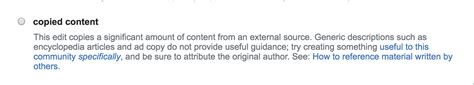 stopping tag wiki plagiarism part ii taking action meta stack overflow