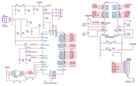 rs422 to rs232 converter circuit diagram