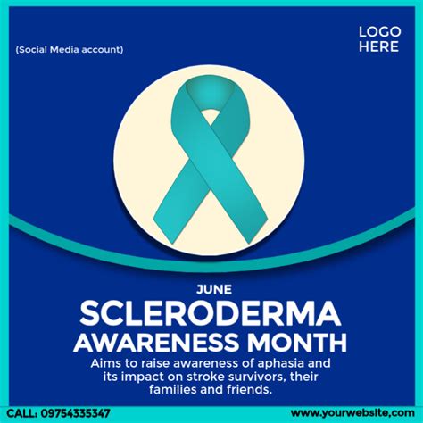 Scleroderma Awareness Month Template Postermywall