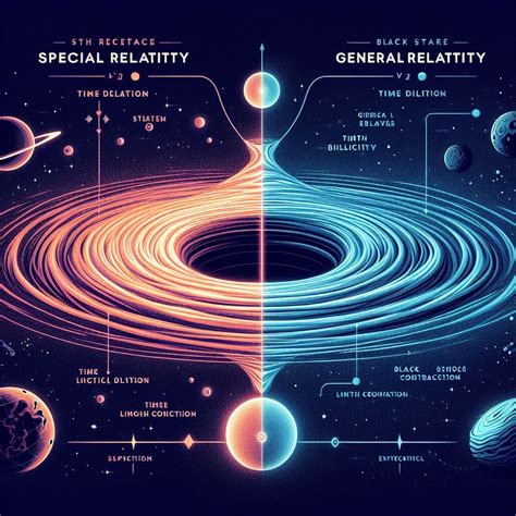 An Image Ai Generated Of Einesteins Thought Experiments Leading To Two Brilliant And