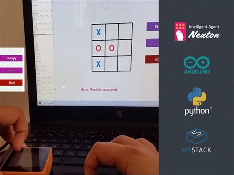 tic tac toe game with tinyml based digit recognition [arduino python