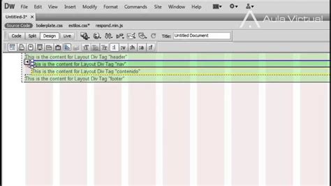 Tutorial Responsive Web Design Con Adobe Dreamweaver Cs6 Diseño Web Adaptable Crear Sitio