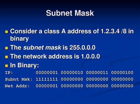 Binary Lesson 6 Classful Subnetting Ppt Download