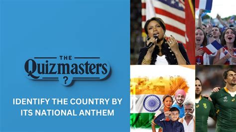 Guess The Country From National Anthem Quiz Youtube
