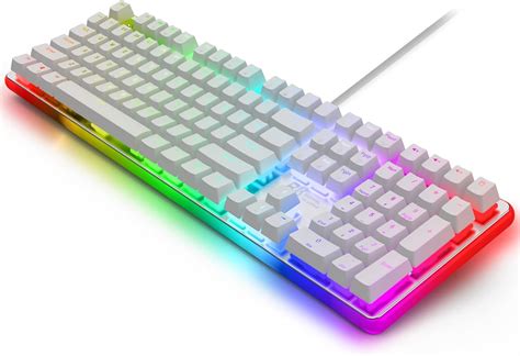 RK Wired RGB Backlit Mechanical Gaming Keyboard With LED Surrounding Side Lamp In Bahrain At