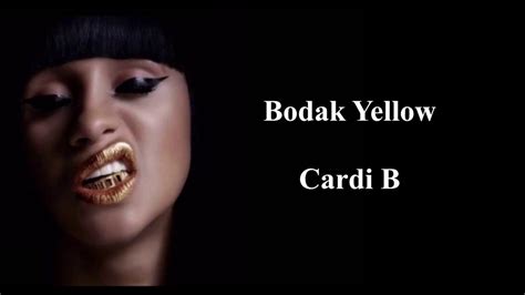 Bodak Yellow Cardi B Lyrics Ve Türkçe Çeviri Youtube
