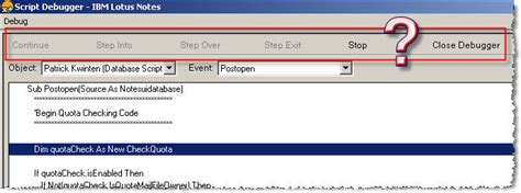 The Debugger Is Bugging Me Kwintessential Notes