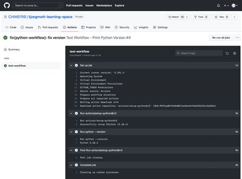 Actions Chimefrb Handbook