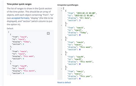 Timepickerquickranges Not Picked Up By Uptime Monitoring Ui · Issue 31831 · Elastickibana