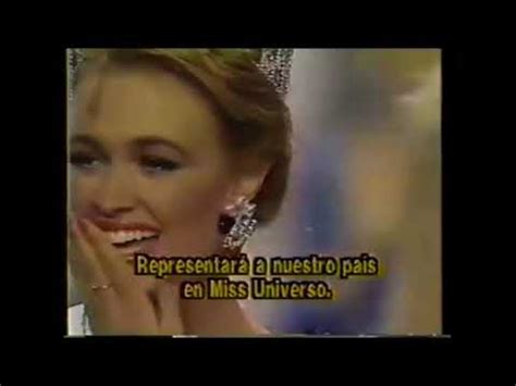 Shannon Marketic California Full Performance Miss Usa 1992 Youtube