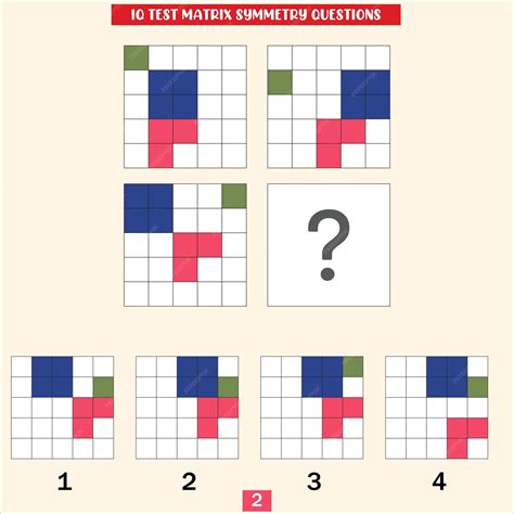 Premium Vector Iq Test Intelligence Challenges Matrix Symmetry Questions