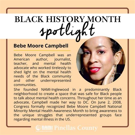 Nami Our First Blackhistorymonth Spotlight Highlights Bebe Moore