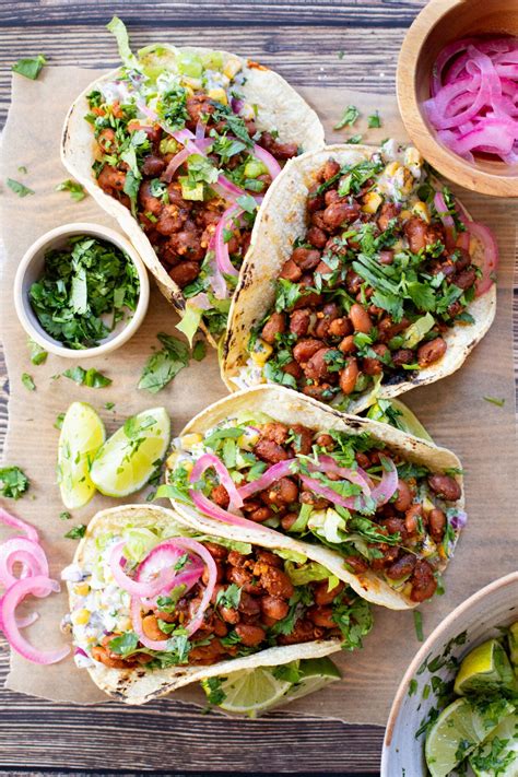 Corn Salad And Bean Tacos This Savory Vegan