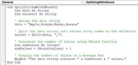 Vba Split Function Syntax Examples How To Split Strings