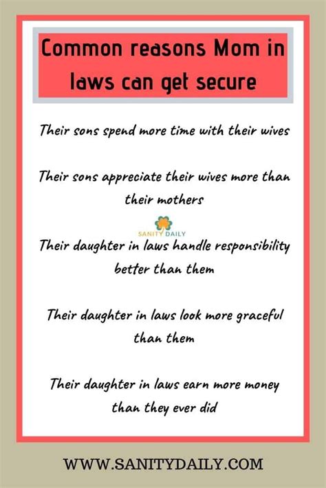 Is Your Mother In Law Jealous Of You Signs Traits