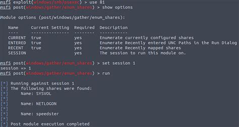 Tryhackme Metasploit Meterpreter— Walkthrough