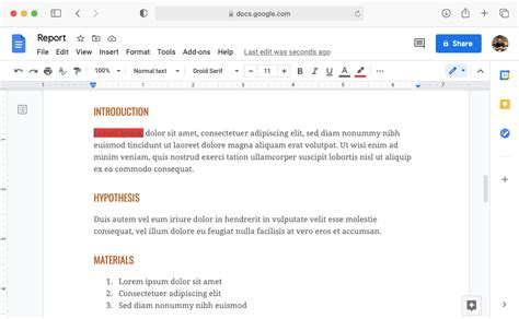 Ways To Highlight Elements On Google Docs