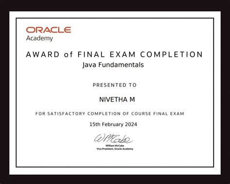 oraclecertified lifelonglearning careersuccess nivetha muthuvel