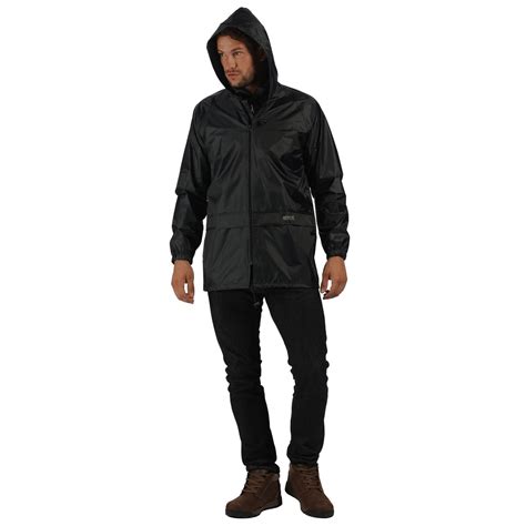 Regatta W408 Stormbreak Lightweight Waterproof Windproof Jacket Blac