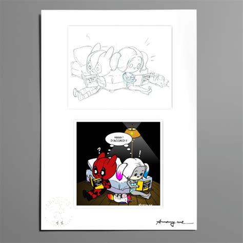 D LE CRAYONNÉ ORIGINAL LES NULS LE SEX Anonyme Follow The Rabbit