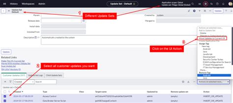 Easily Move Customer Updates Between Update Sets ServiceNow Guru